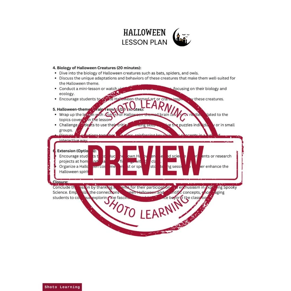 Spooky Halloween Activities Bundle for Kids | Shoto Learning