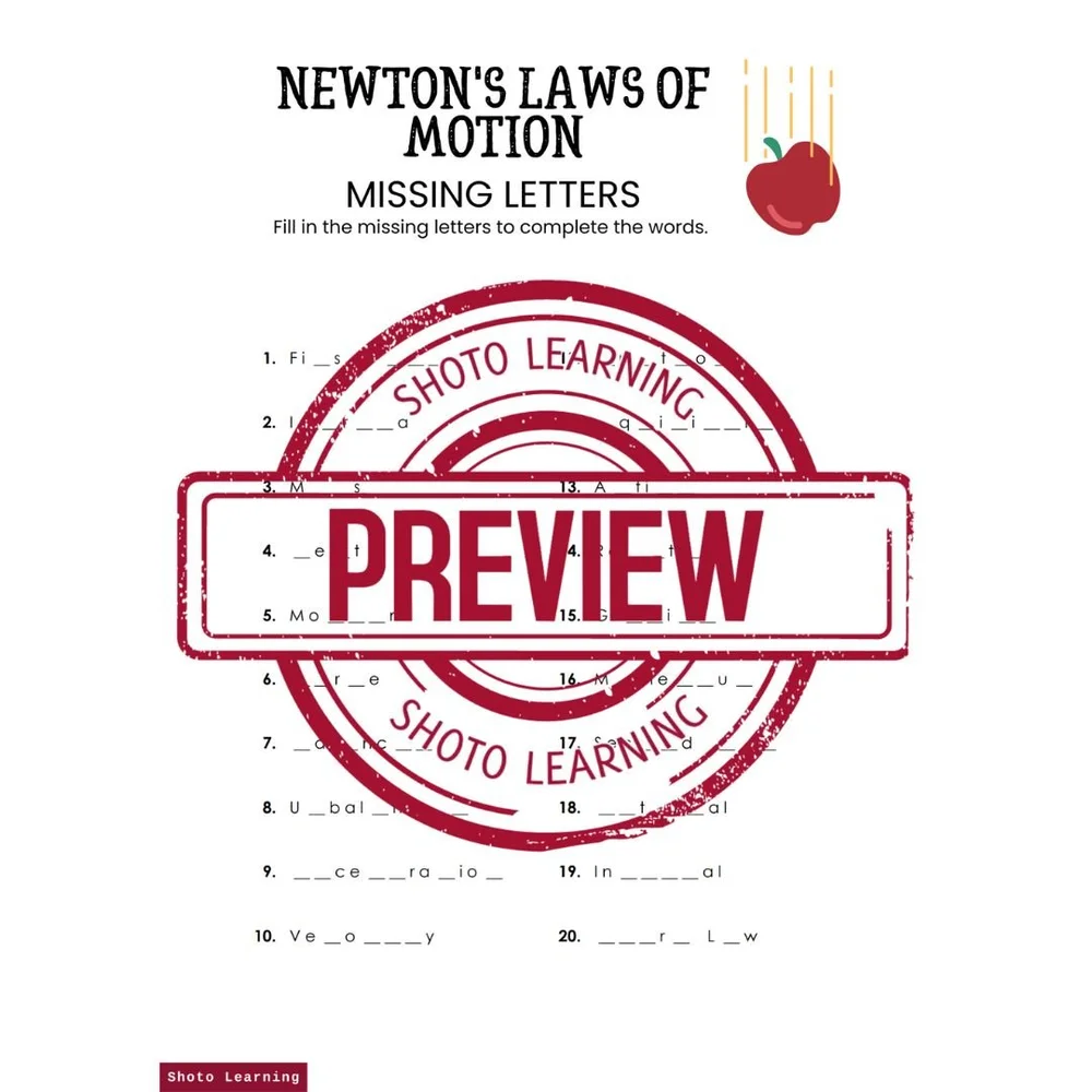 Free Newton's Laws of Motion Poster Set - Educational & Fun