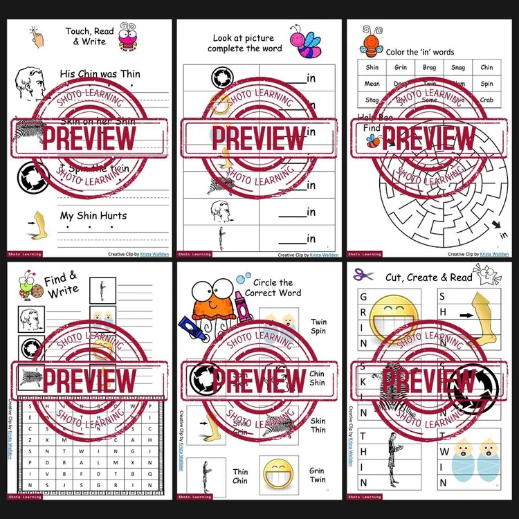 Master the EG Word Family: CVC Blend Worksheets for Speaking, Reading ...