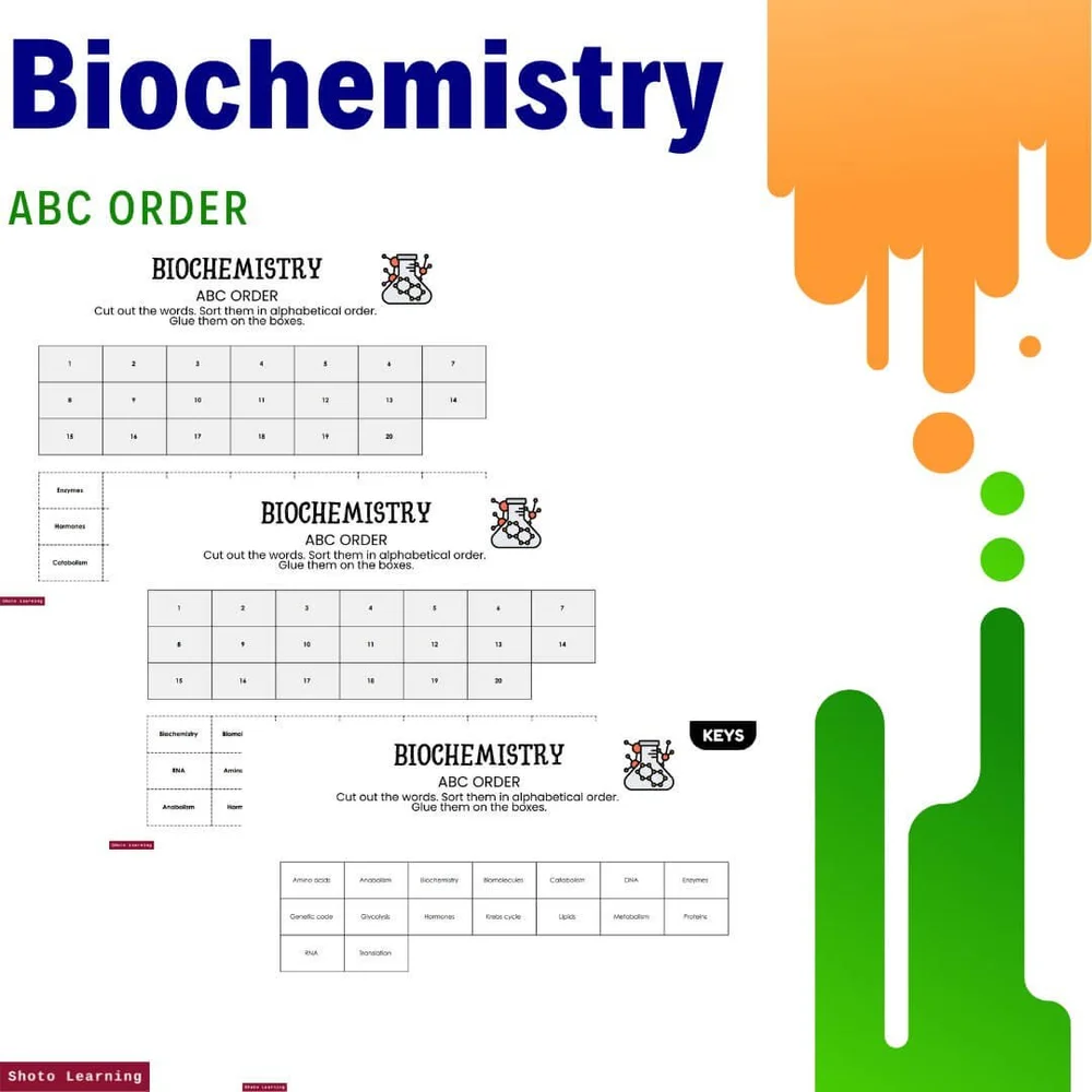 Biochemistry Word Search Challenge | Fun Learning Activity