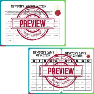Free Newton's Laws of Motion Poster Set - Educational & Fun