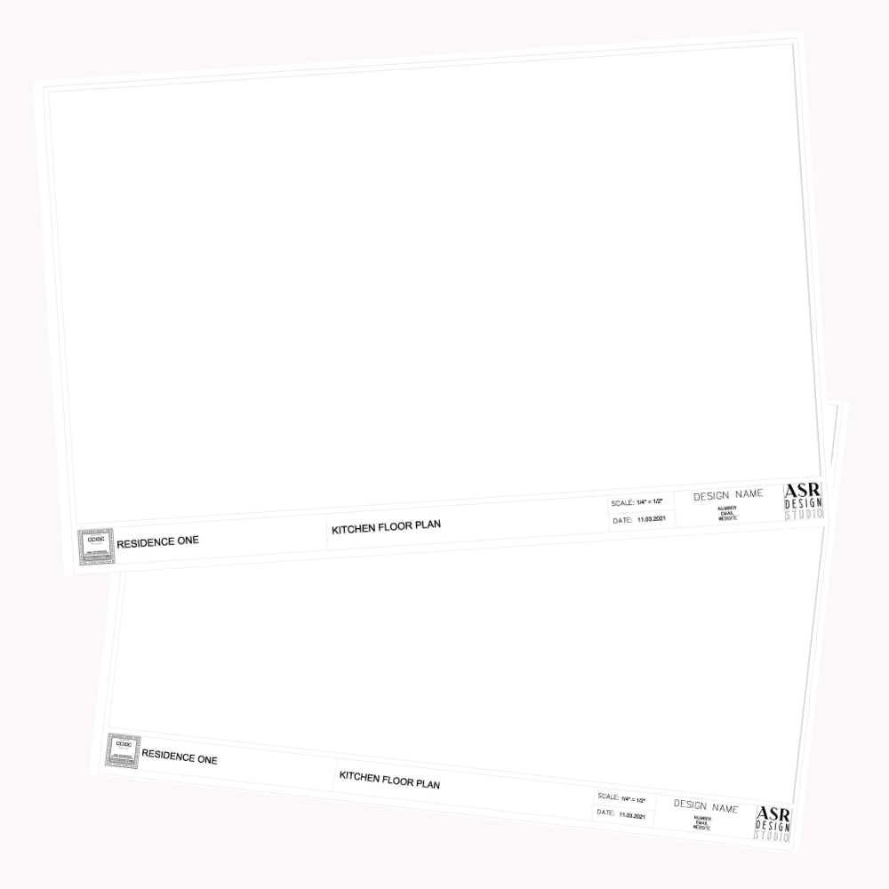 AUTOCAD TitleBlock Template - 11 x 17 Portrait + Landscape — ASR Design ...