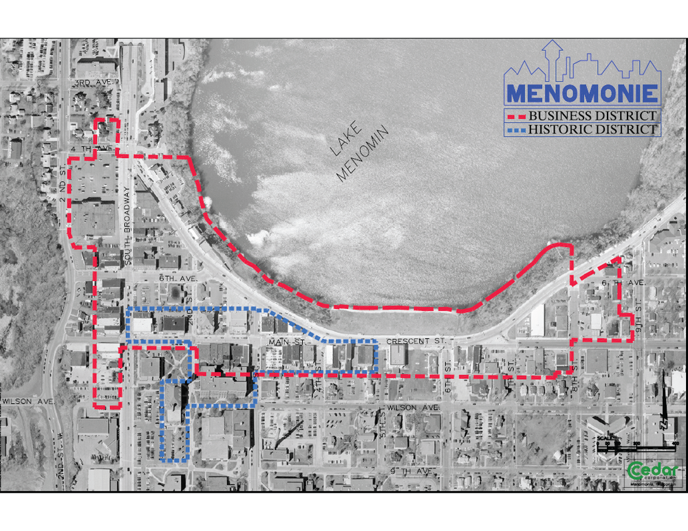 Map of Historic Downtown — Downtown Menomonie