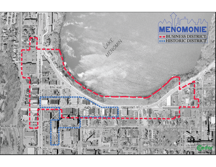 Map of Historic Downtown — Downtown Menomonie