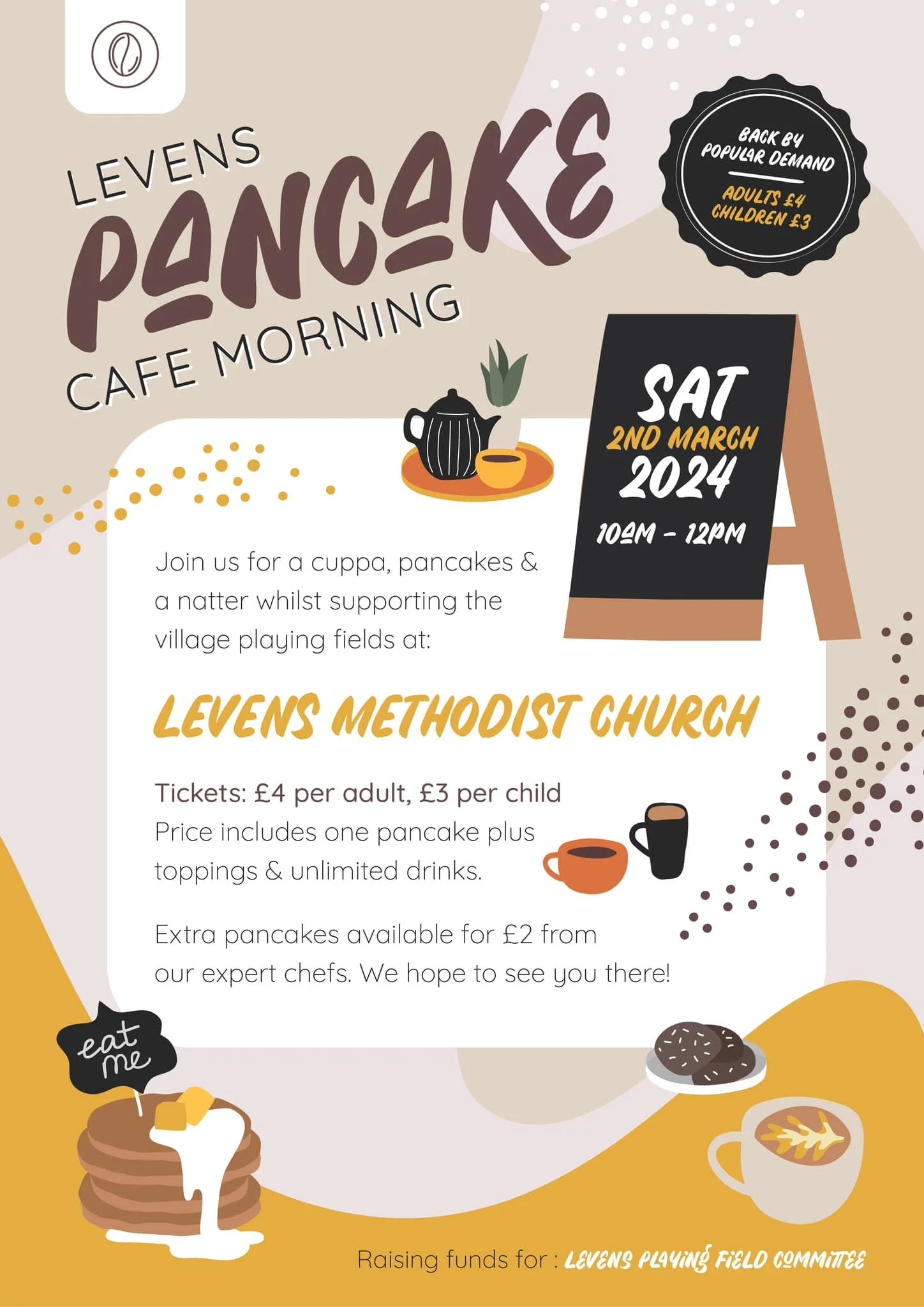 Levens Pancake Cafe Morning — Levens Village