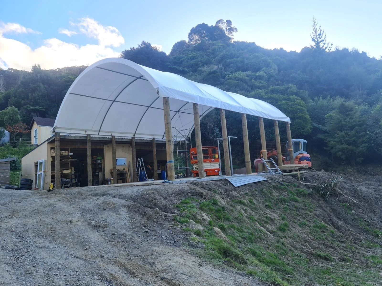 Site Shelters, Container mounted shelters, bunker shelters, pole ...