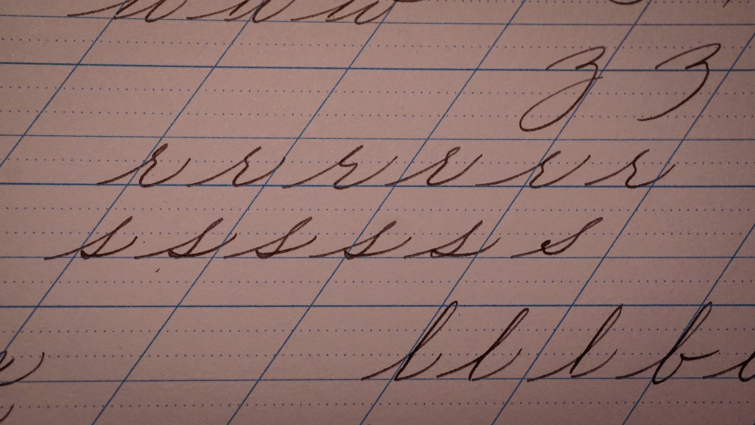 Neat Cursive Handwriting