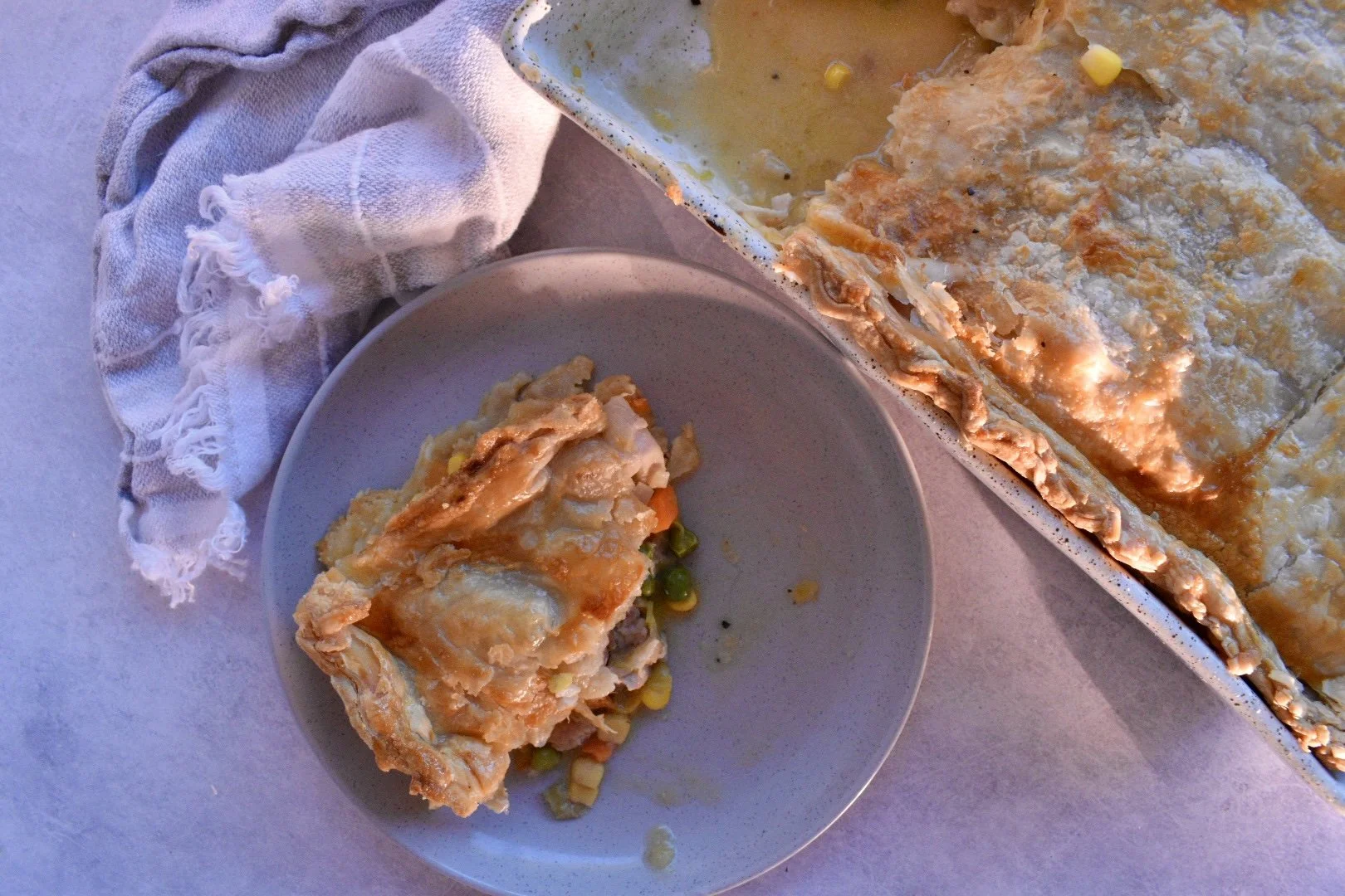 CREAMY COUNTRY STYLE CHICKEN PIE — Wholesome by Sarah