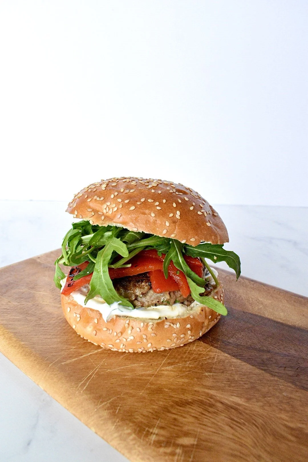 HEALTHY & EASY LAMB BURGERS WITH MINTED YOGHURT — Wholesome by Sarah