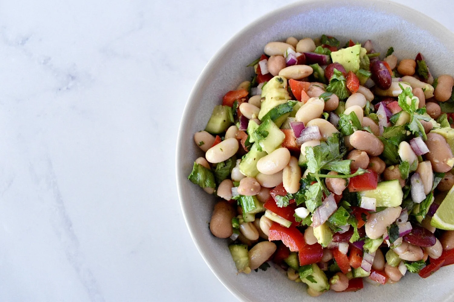 FOUR BEAN SALAD — Wholesome by Sarah