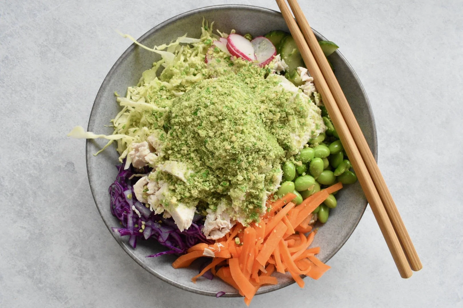 BROWN RICE, CHICKEN & ROASTED SESAME BOWLS — Wholesome by Sarah