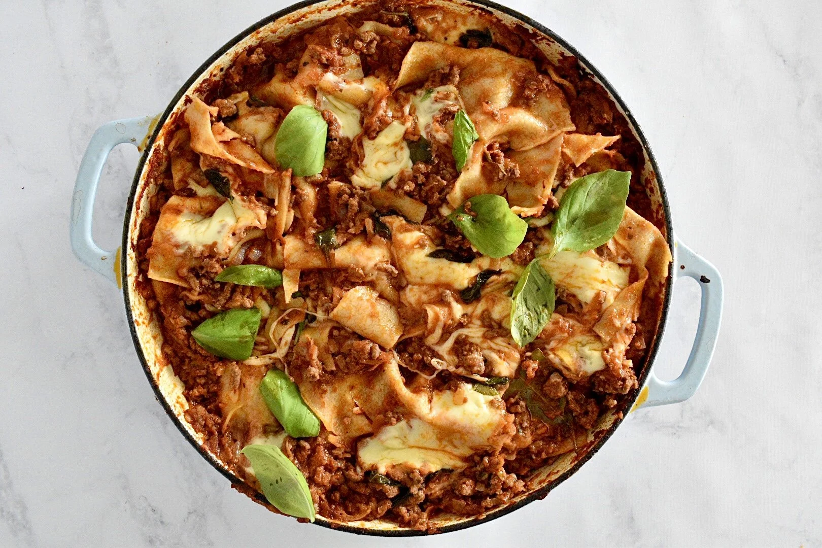 AMAZING ONE POT LASAGNA — Wholesome by Sarah