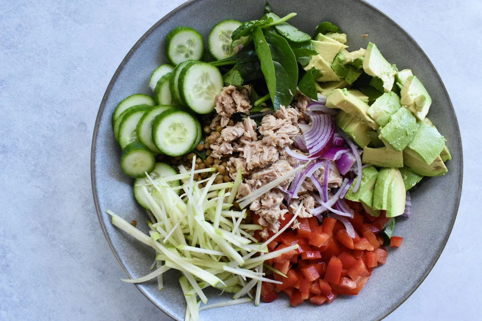 ROCKET, TUNA & LENTIL SALAD — Wholesome by Sarah