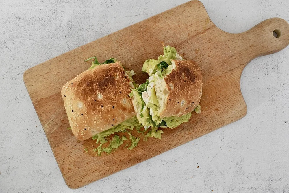 MY CHEESY, AVOCADO & CHICKEN TURKISH SANDWICH — Wholesome by Sarah