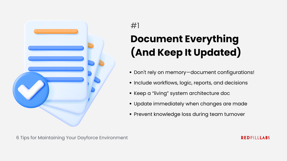 6 Tips for Maintaining Your Dayforce Environment — Red Pill Labs ...