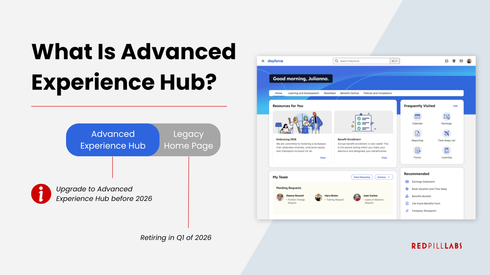 Everything You Need to Know About Dayforce Advanced Hub — Red Pill Labs | Software Selection ...