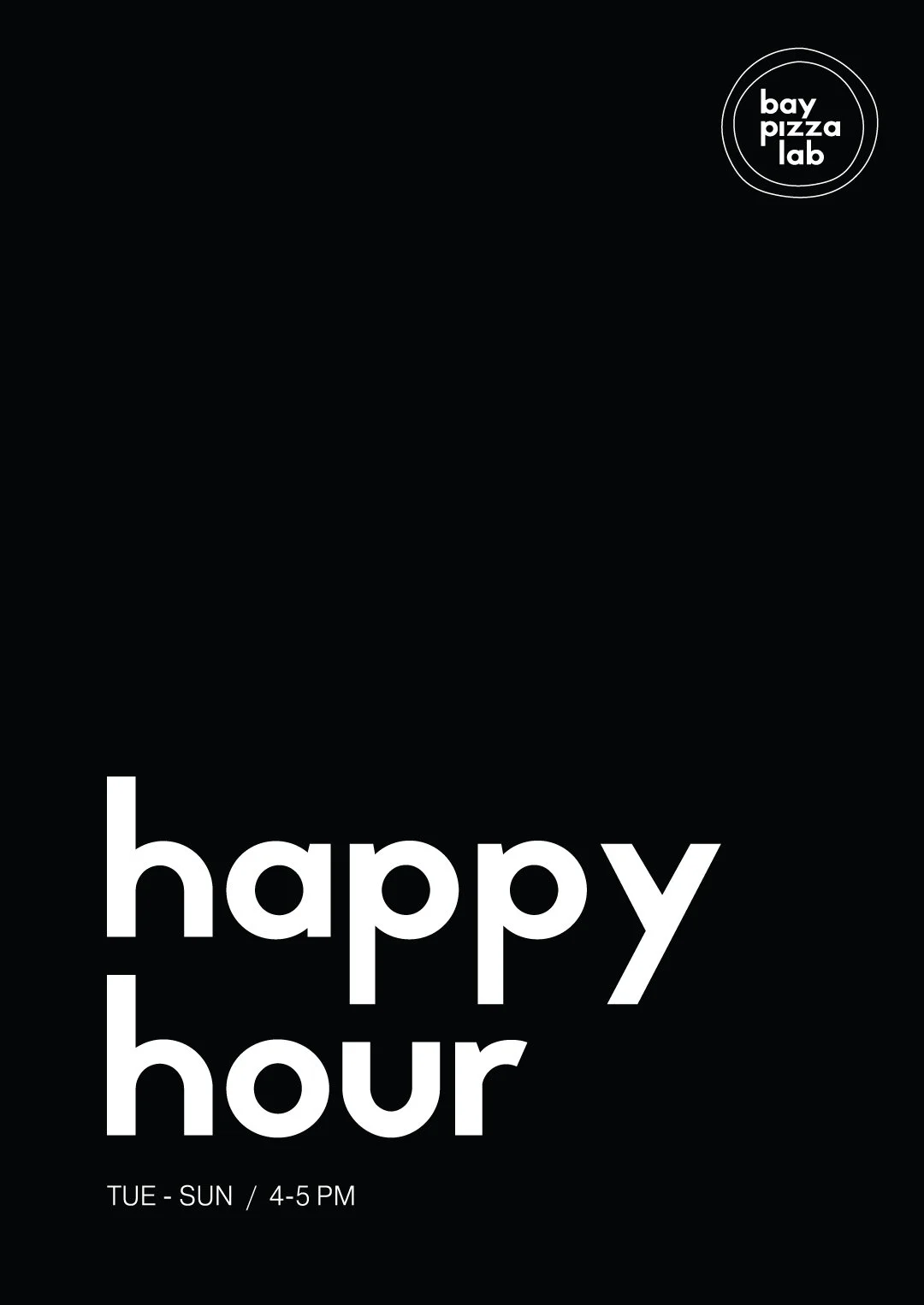 Menu — Bay Pizza Lab