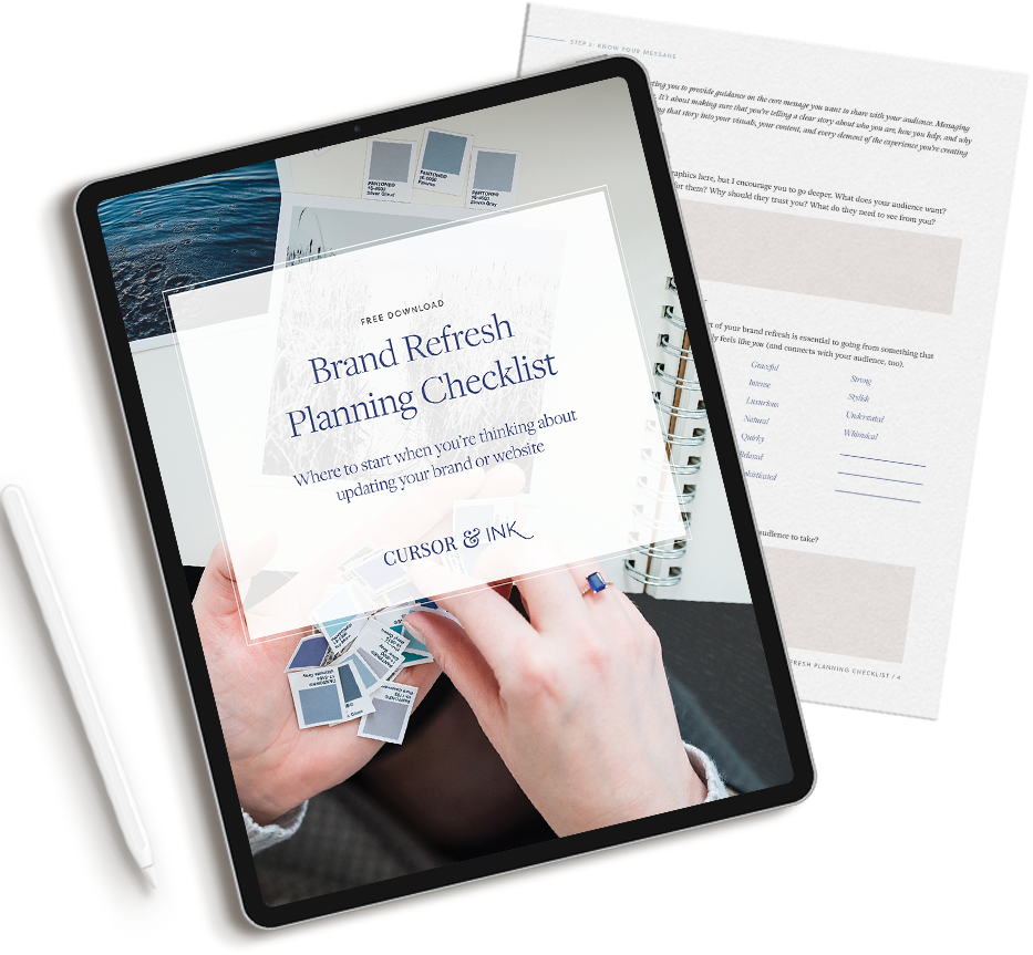 Cursor & Ink - Ottawa Brand Strategy Consultant for Service Businesses