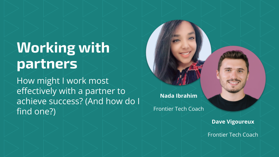 Launchpad - Working with partners — Frontier Tech Hub