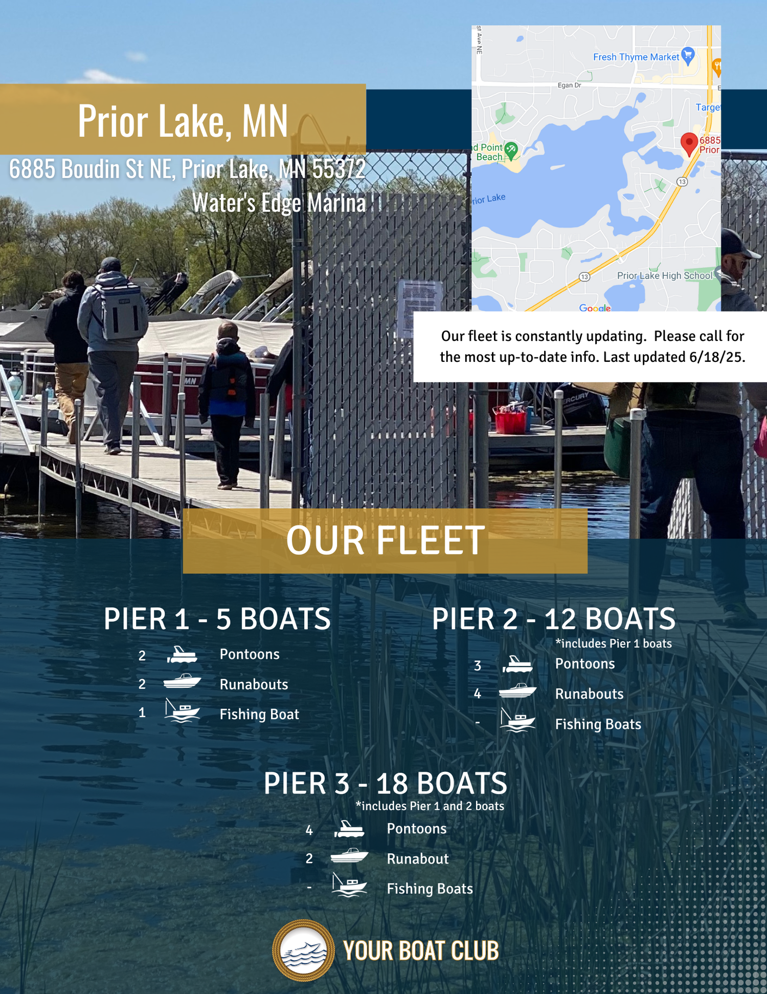 Prior Lake Fleet | Your Boat Club