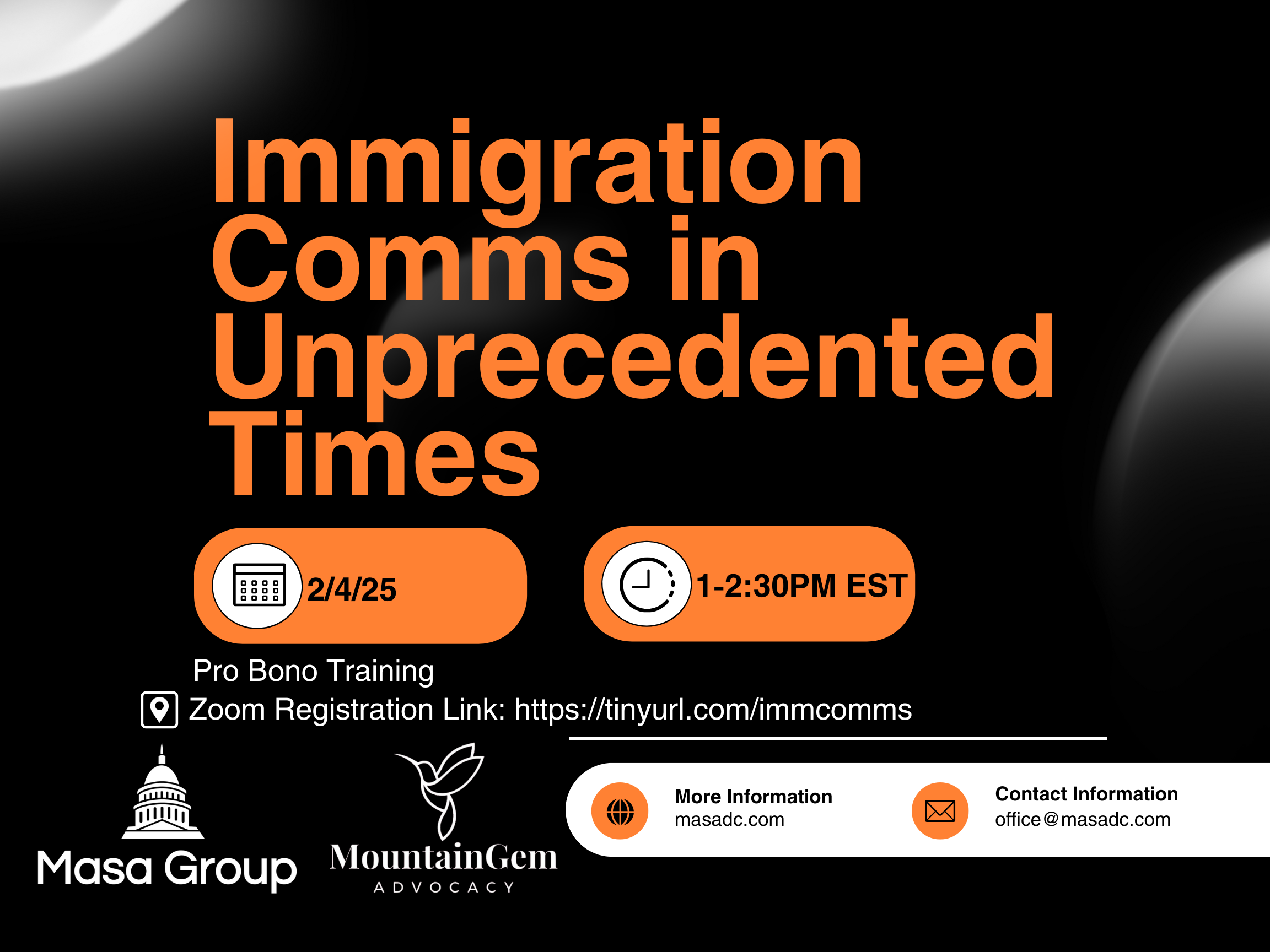 Immigration Comms in Unprecedented Times — Masa Group