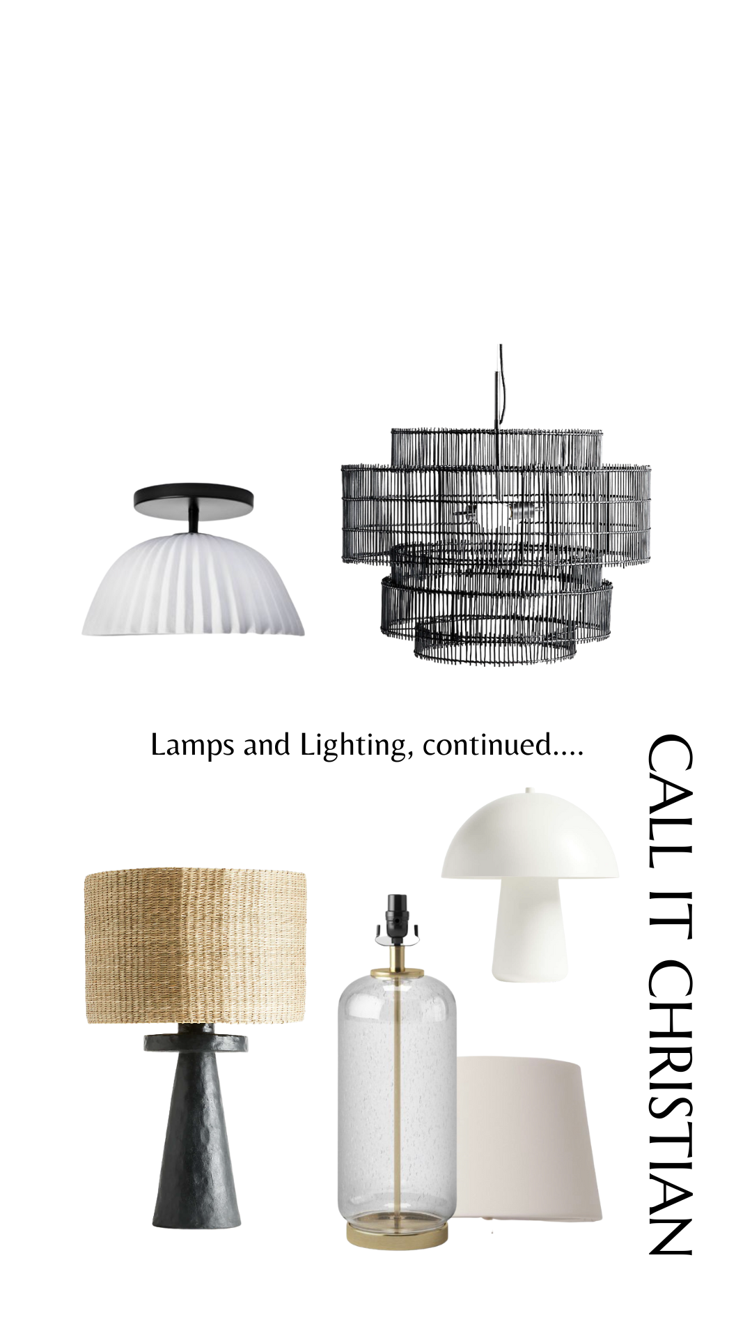 Lighting Selection Tips and Inspiration — Call it Christian