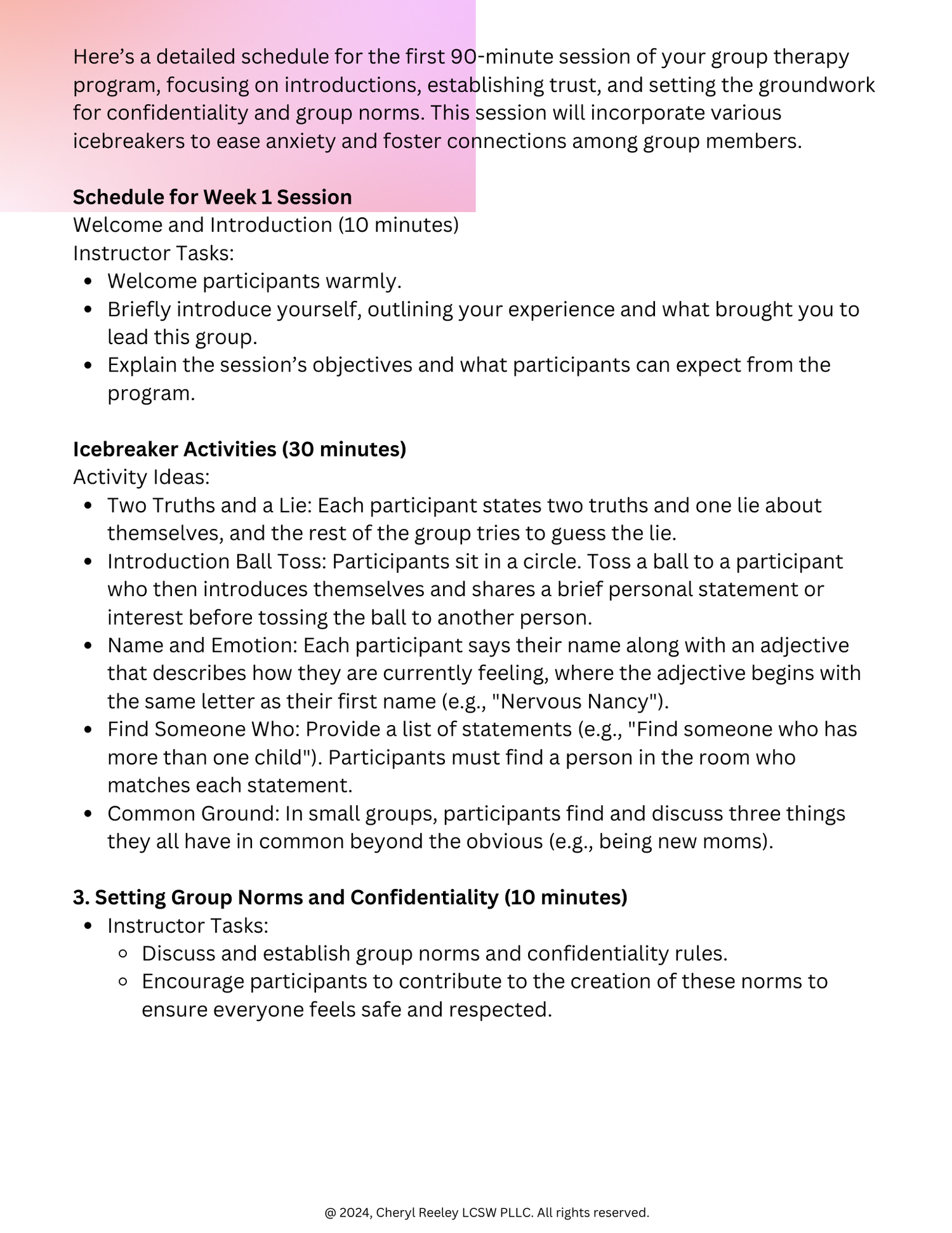 Ready to Launch: Maternal Mental Health Group Therapy Curriculum ...