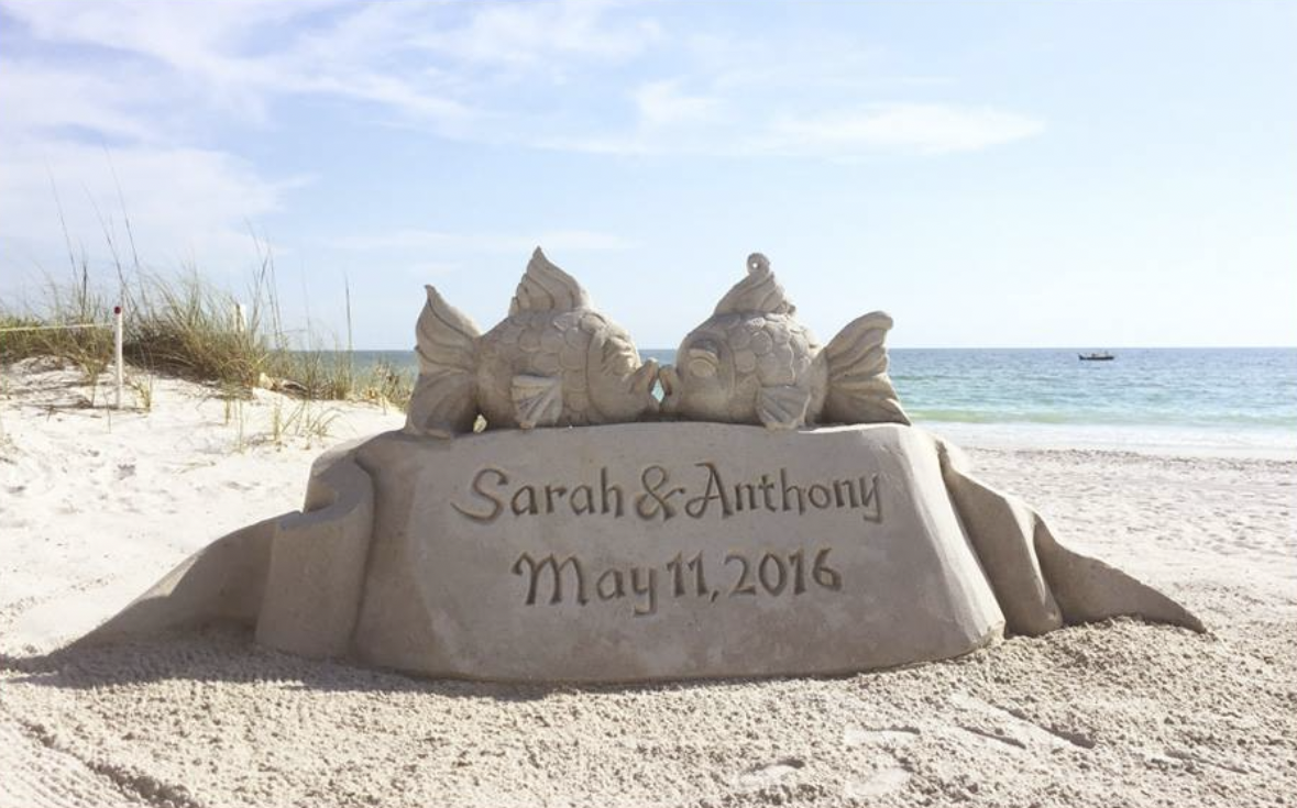 Wedding Sand Art | Sand Castle For Your Wedding Venue — Team Sandtastic ...