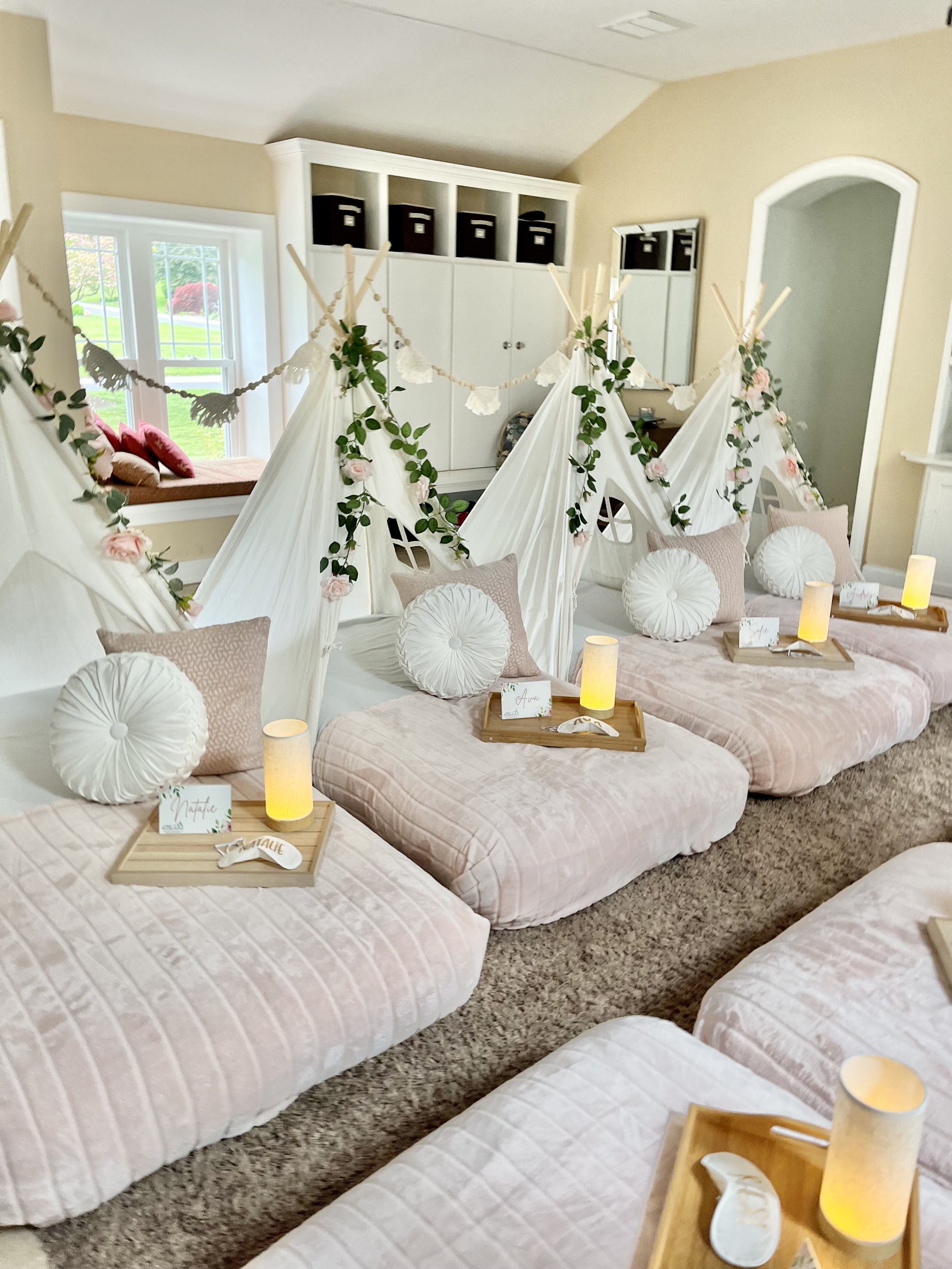 The Slumber Soirée - Chester County's Teepee Slumber Party Rentals