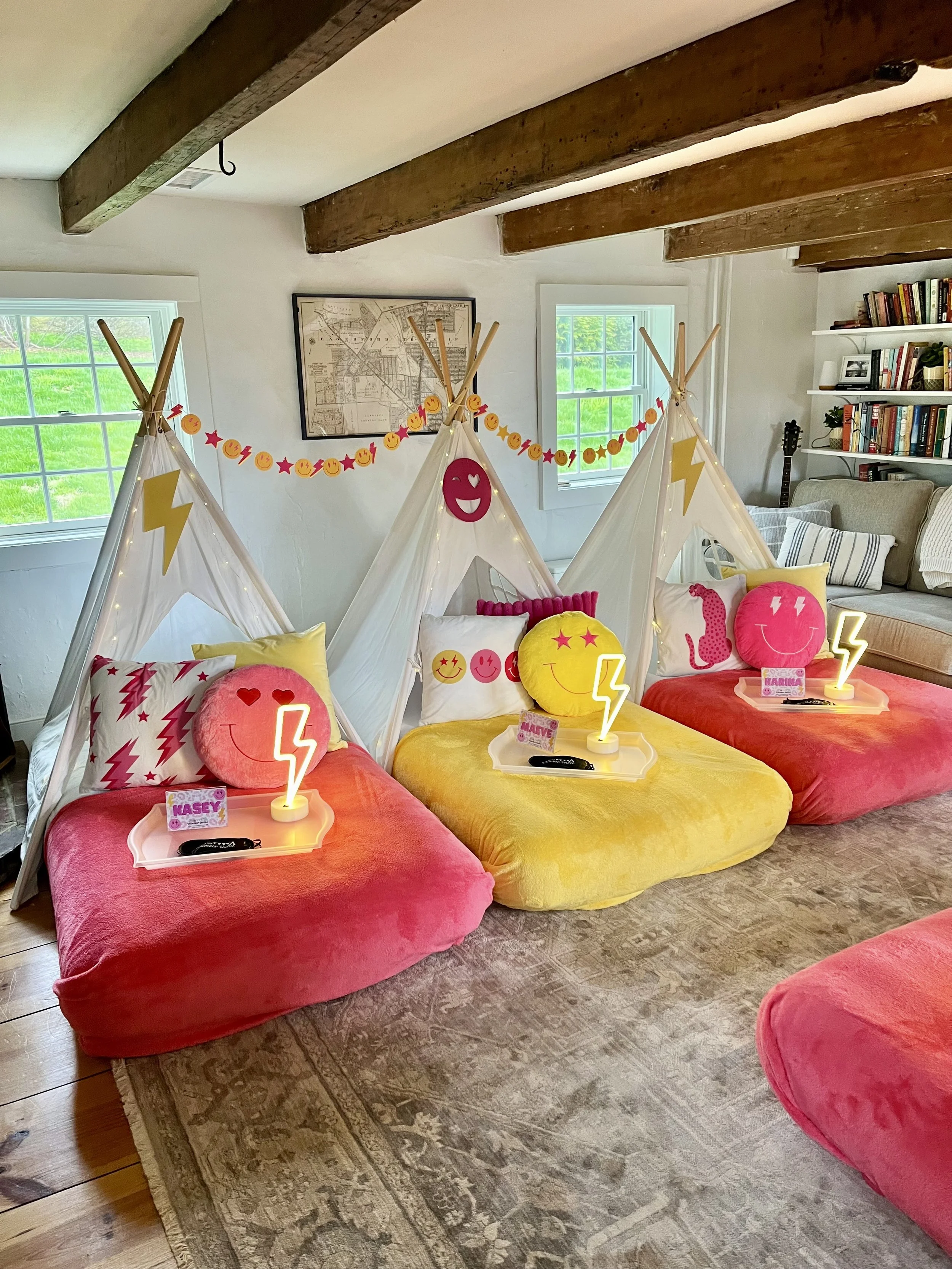 The Slumber Soirée - Chester County's Teepee Slumber Party Rentals