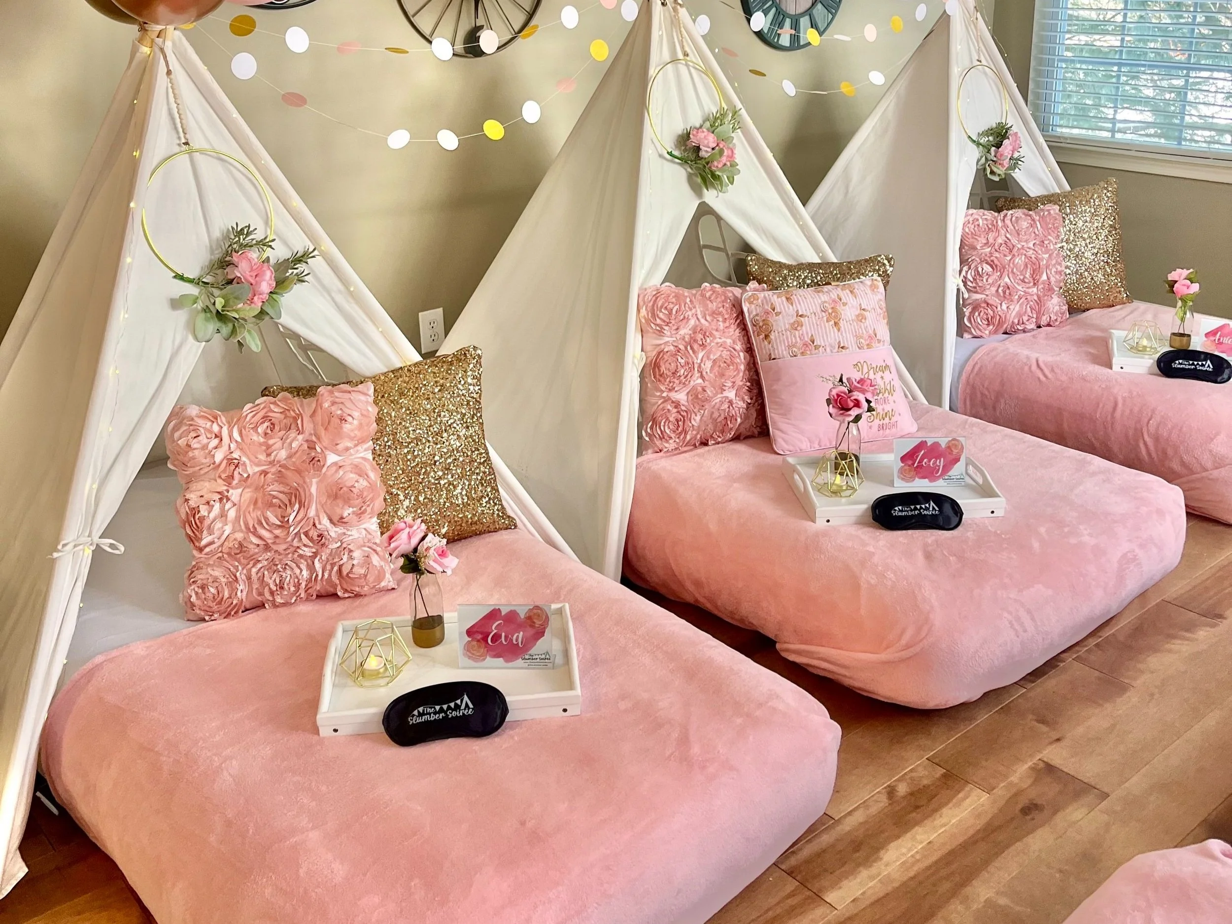 The Slumber Soirée - Chester County's Teepee Slumber Party Rentals