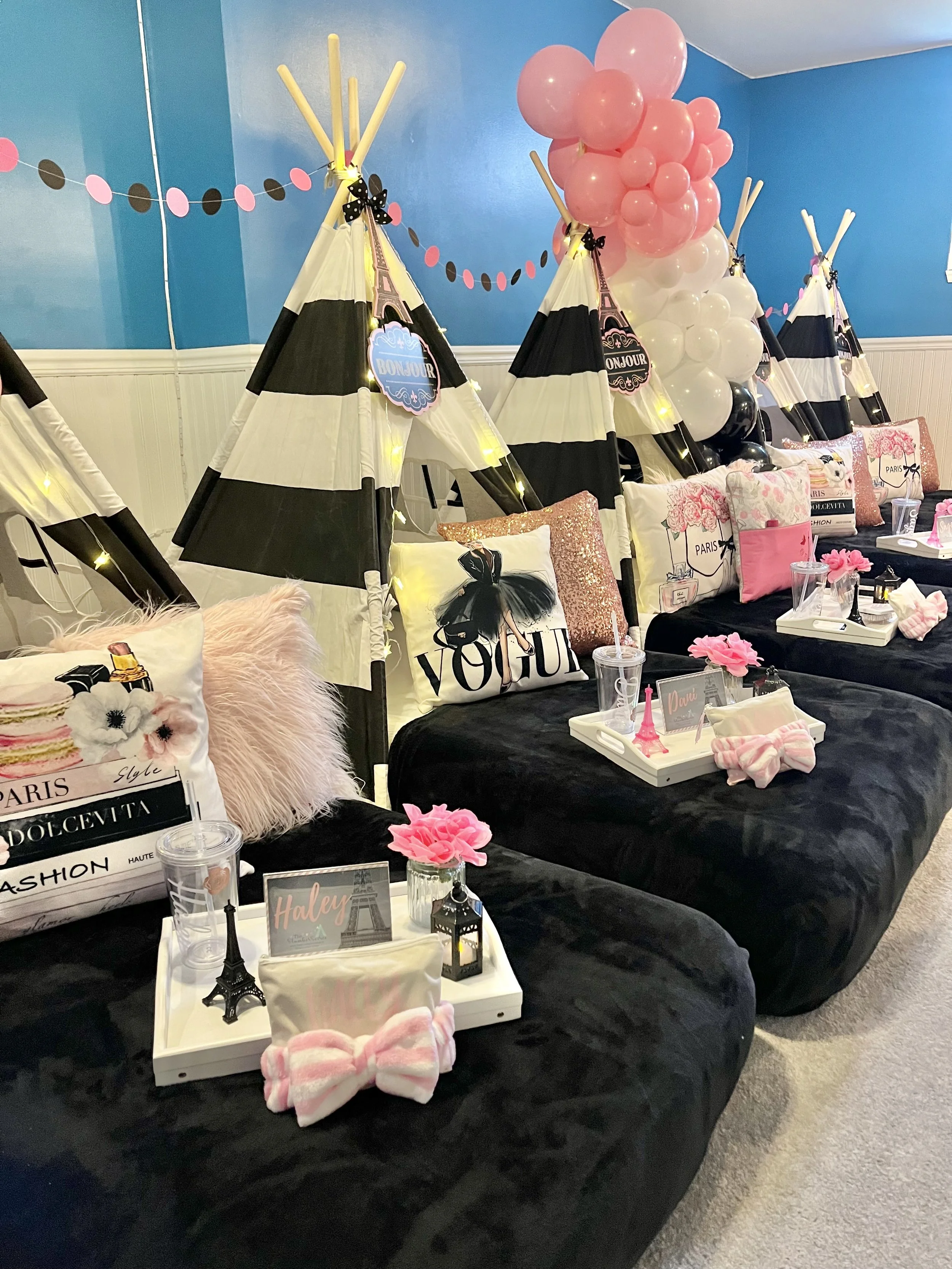 The Slumber Soirée - Chester County's Teepee Slumber Party Rentals