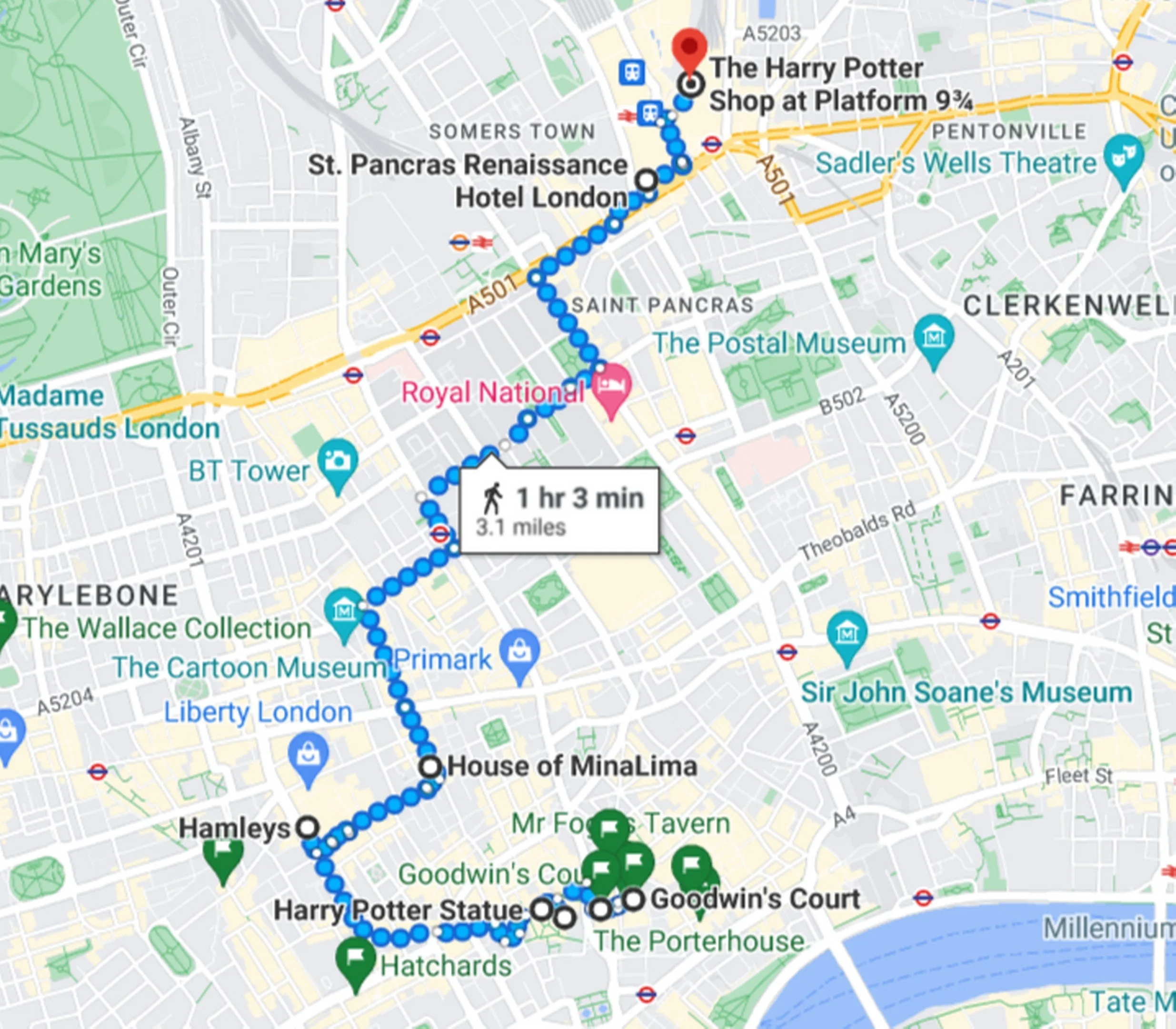 7 places in London every Harry Potter fan should visit - 2 hour-long ...