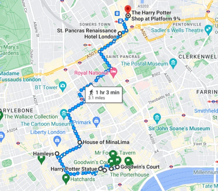 7 places in London every Harry Potter fan should visit - 2 hour-long ...