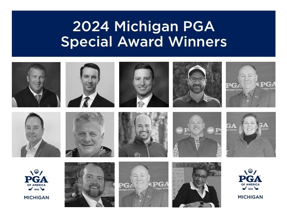 Michigan Section PGA Awards Announced — MI Golf Journal