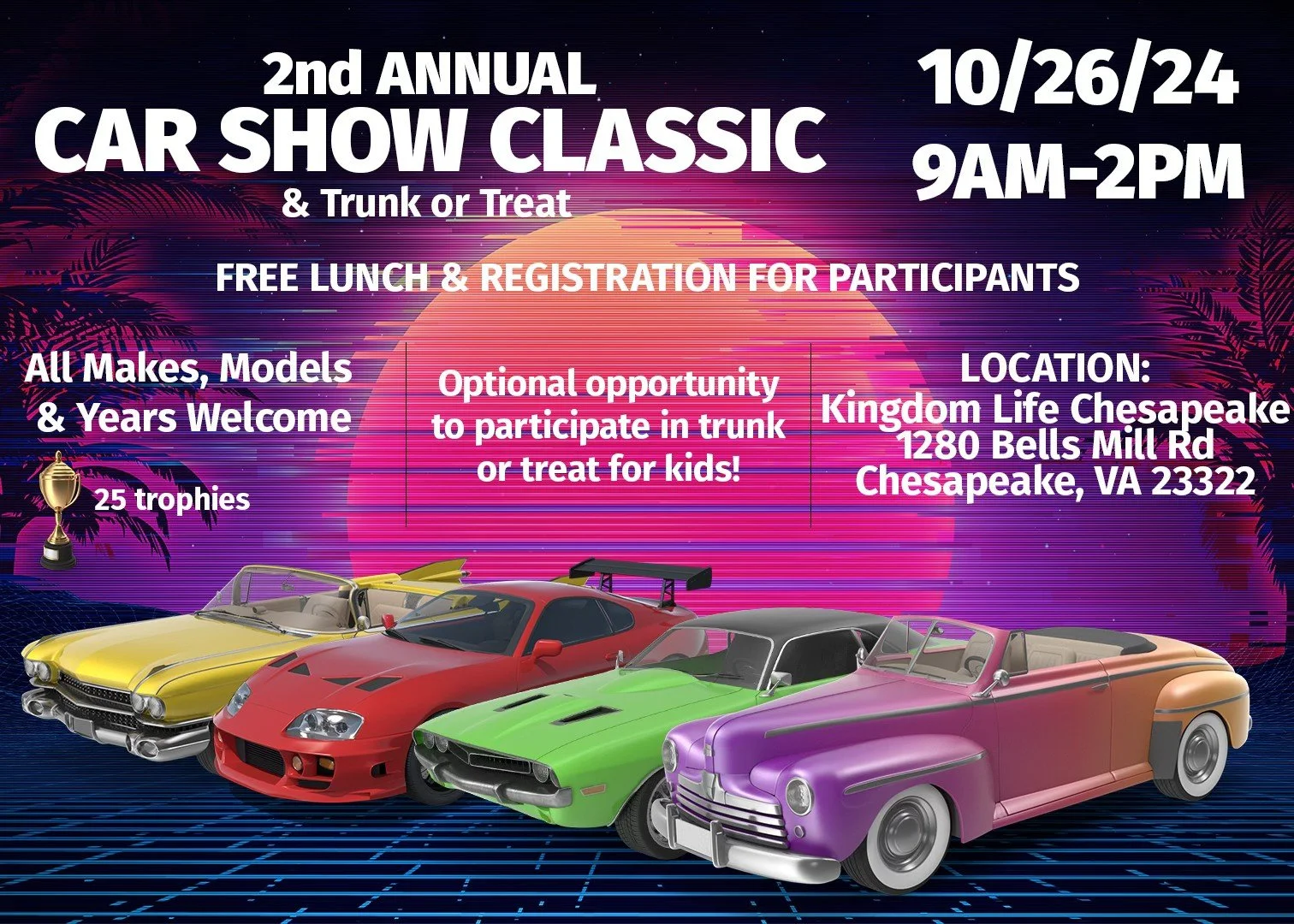 2nd Annual Car Show Classic & Trunk or Treat | Oct. 26th — Car Club ...