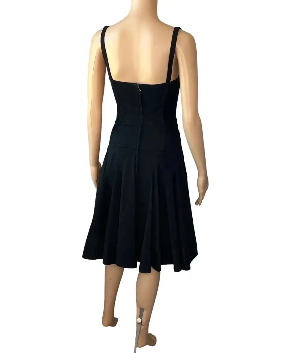 Gianni Versace F/W 2000 Runway Plunging Lace Silk Backless Evening ...