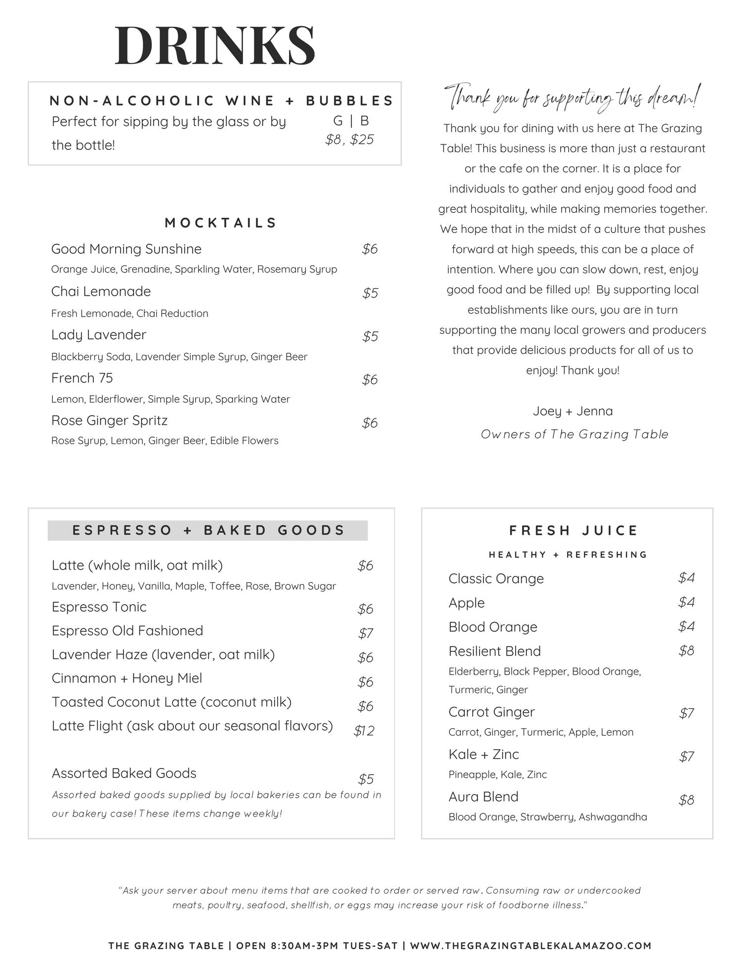 Check out The Grazing Tables menu! — The Grazing Table Kalamazoo
