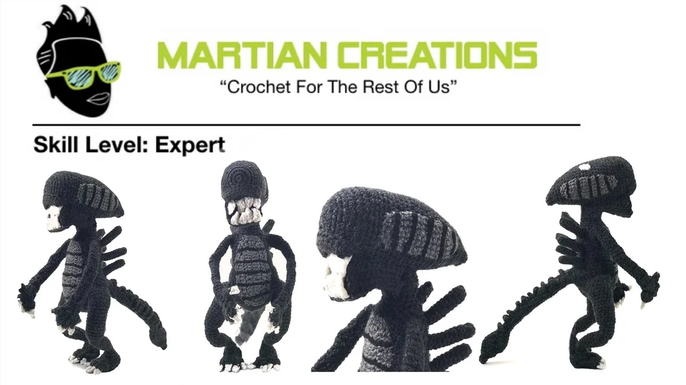 Alien Xenomorph Crochet Pattern