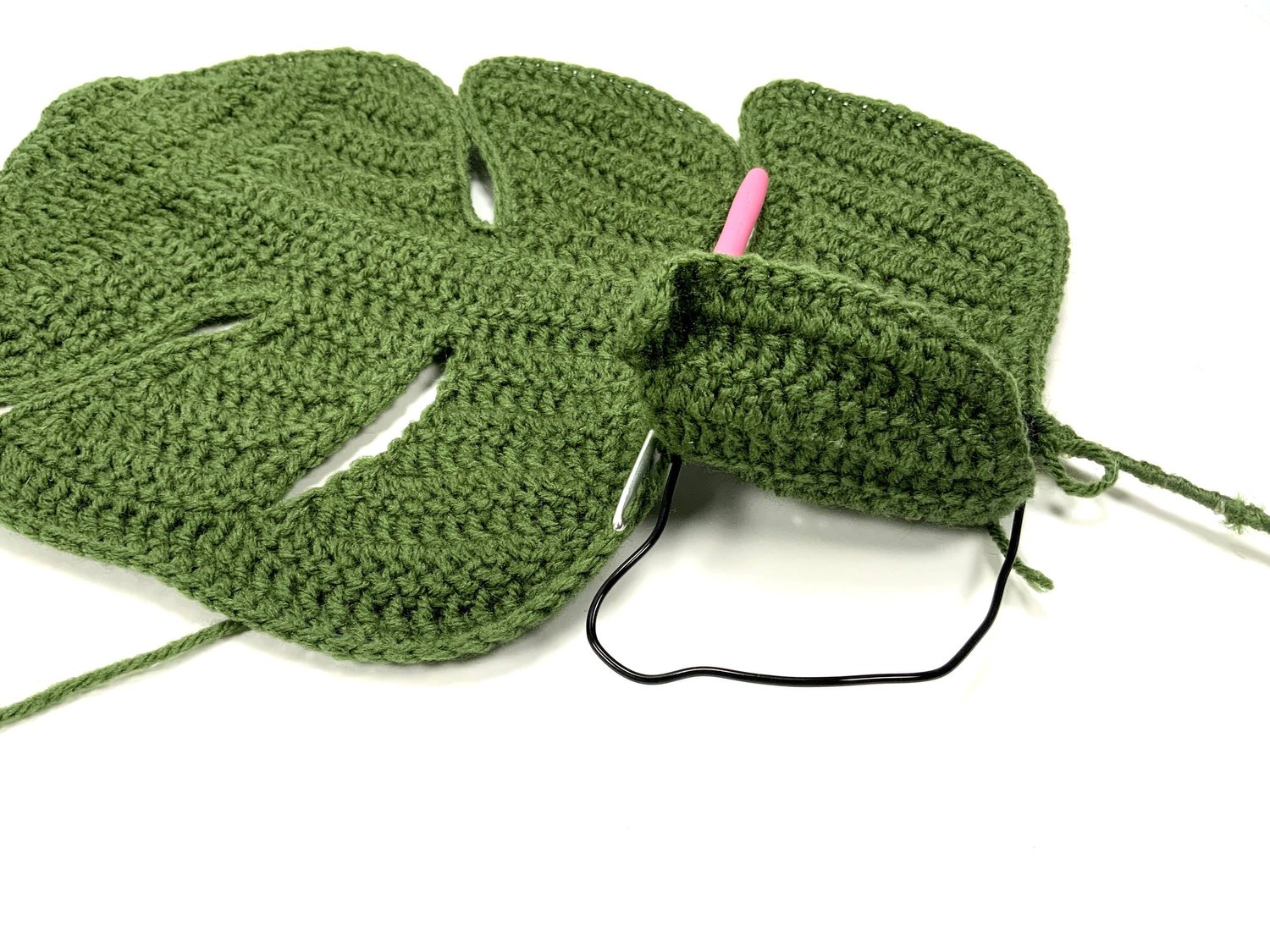 Crochet Monstera Leaf | Free Pattern