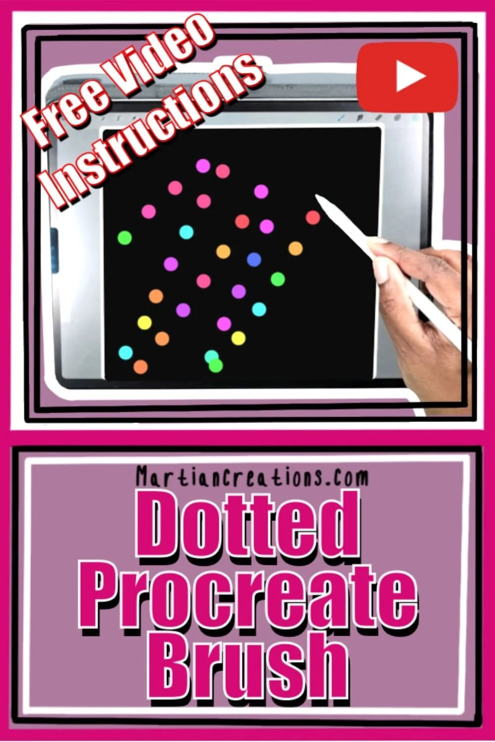 How to Make a Dotted Brush in Procreate – Video Tutorial