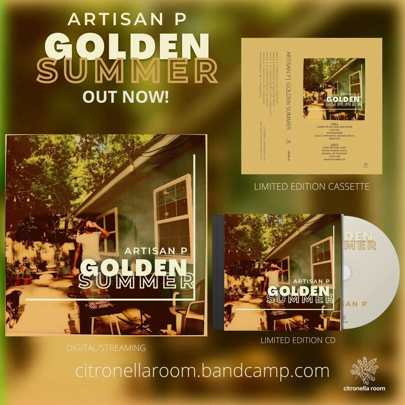 Golden Summer, Artisan P debut LP, out now — Citronella Room