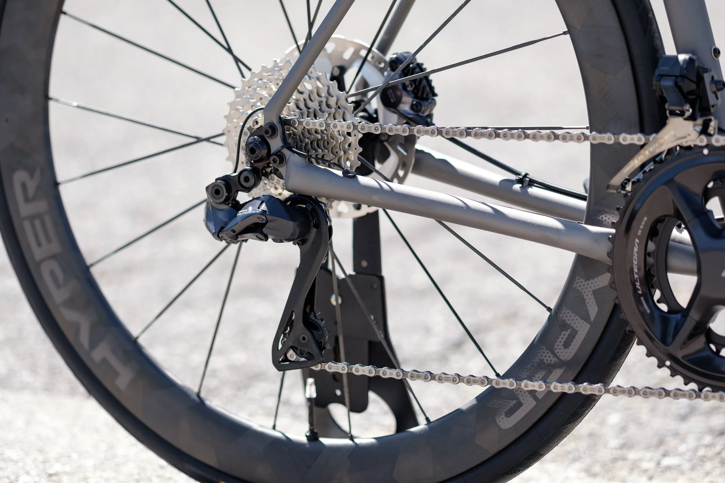 George's Custom T-Labs Titanium Road Bike — Kissing Crows Cyclery
