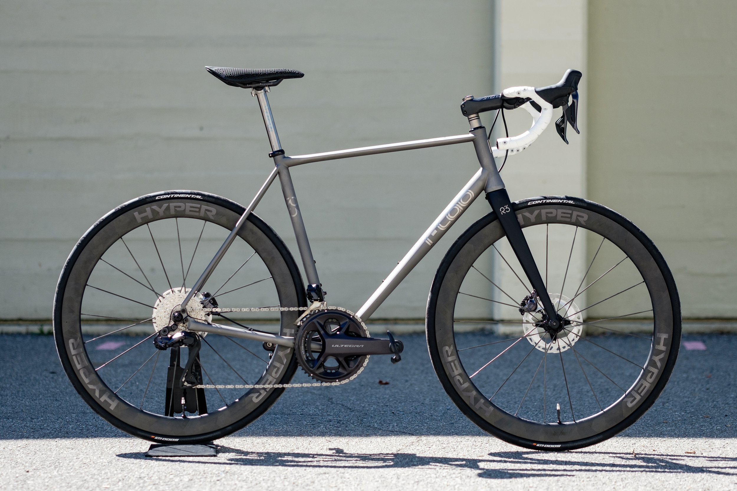 George's Custom T-Labs Titanium Road Bike — Kissing Crows Cyclery
