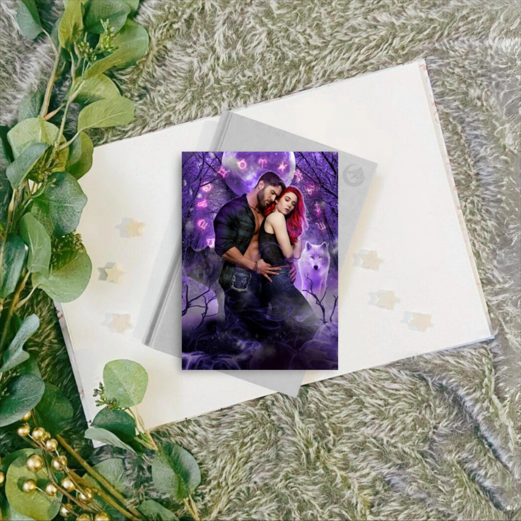 Zodiac Wolves Stella & Jordan Print — Elizabeth Briggs