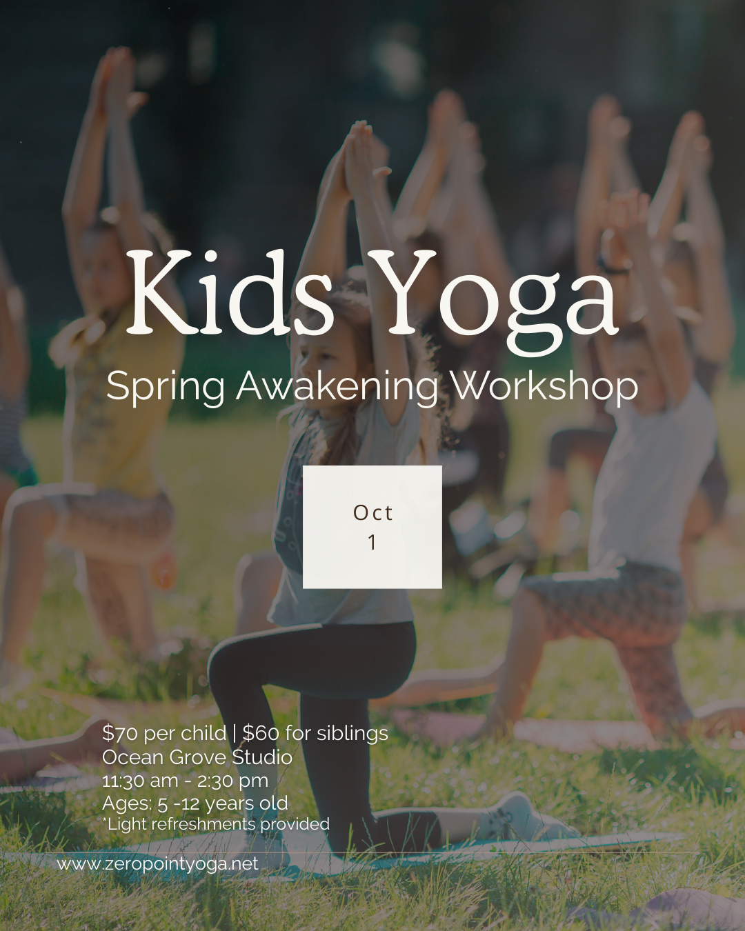 Kids Yoga: Spring Awakening Workshop | Zero Point Yoga
