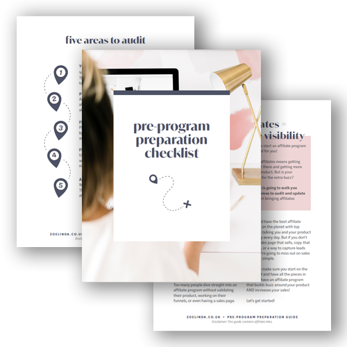 Affiliate Program Toolkit (DIY Resource) — Zoe Linda