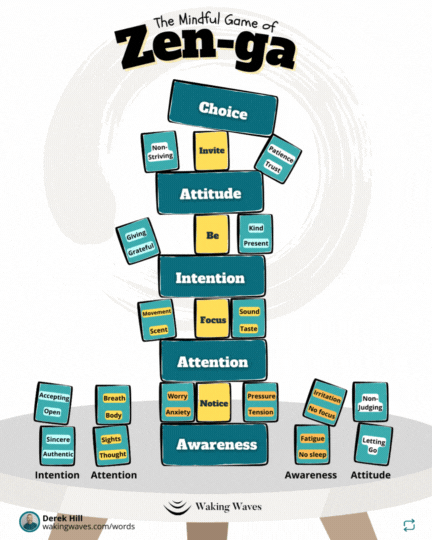 4 Pillars of Work-Life Balance in The Mindful Game of Zen-ga — Waking Waves