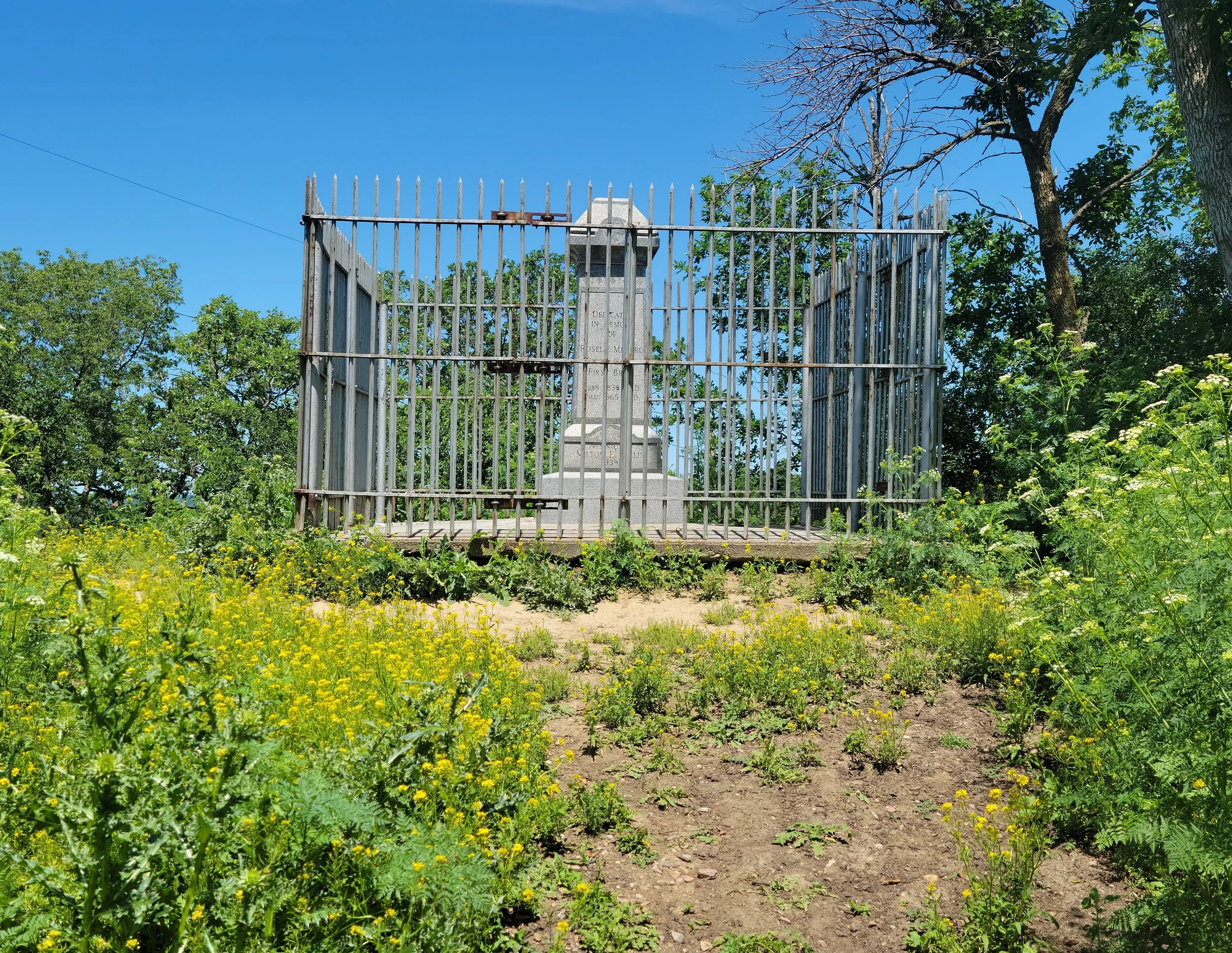 First Bride's Grave — Sioux City Public Museum
