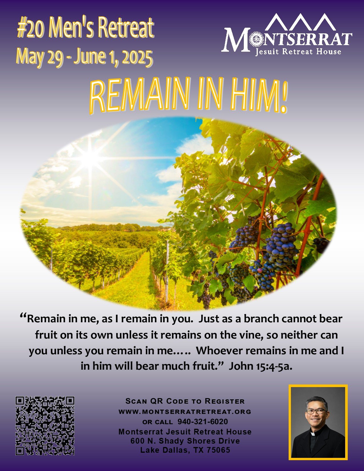 [2025] #20 Men's Retreat — Montserrat Jesuit Retreat House